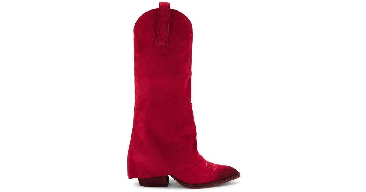 Steve Madden Sorvino Boot in Red | Lyst
