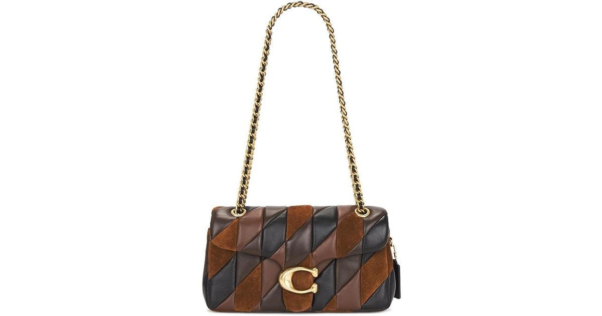 COACH Patchwork Tabby Shoulder Bag 26 in White | Lyst