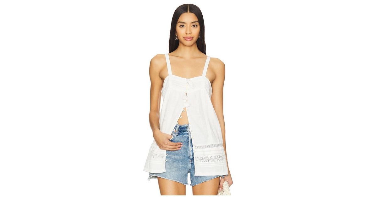 Spell Stevie Cami in White | Lyst