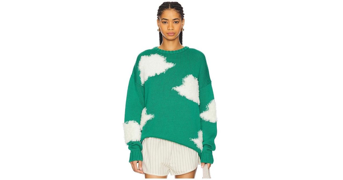 Fiorucci Cloud Sweater in Green | Lyst