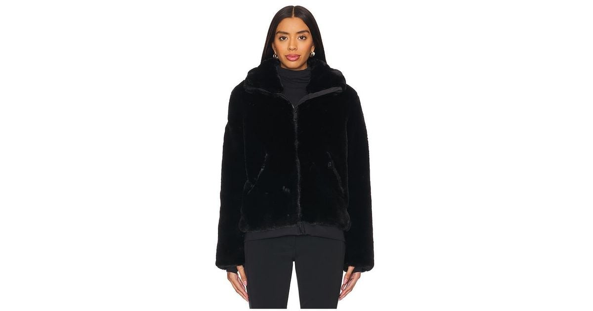 Sam. Nicole Faux Fur Jacket in Black | Lyst UK