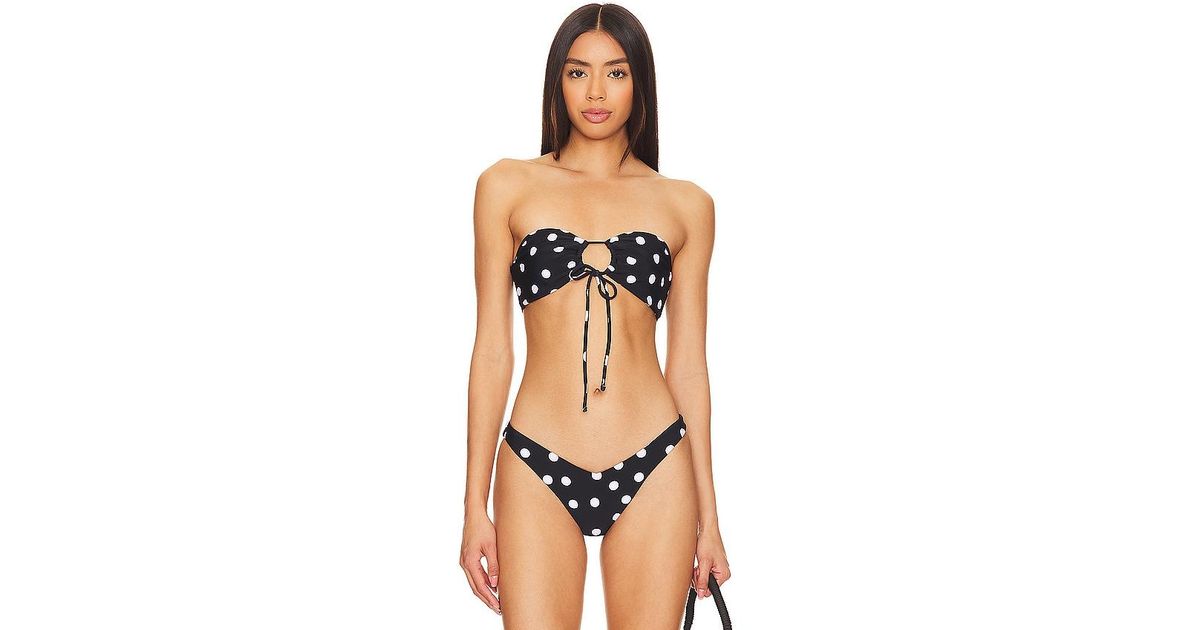 superdown Lucy Bikini Top in Black | Lyst