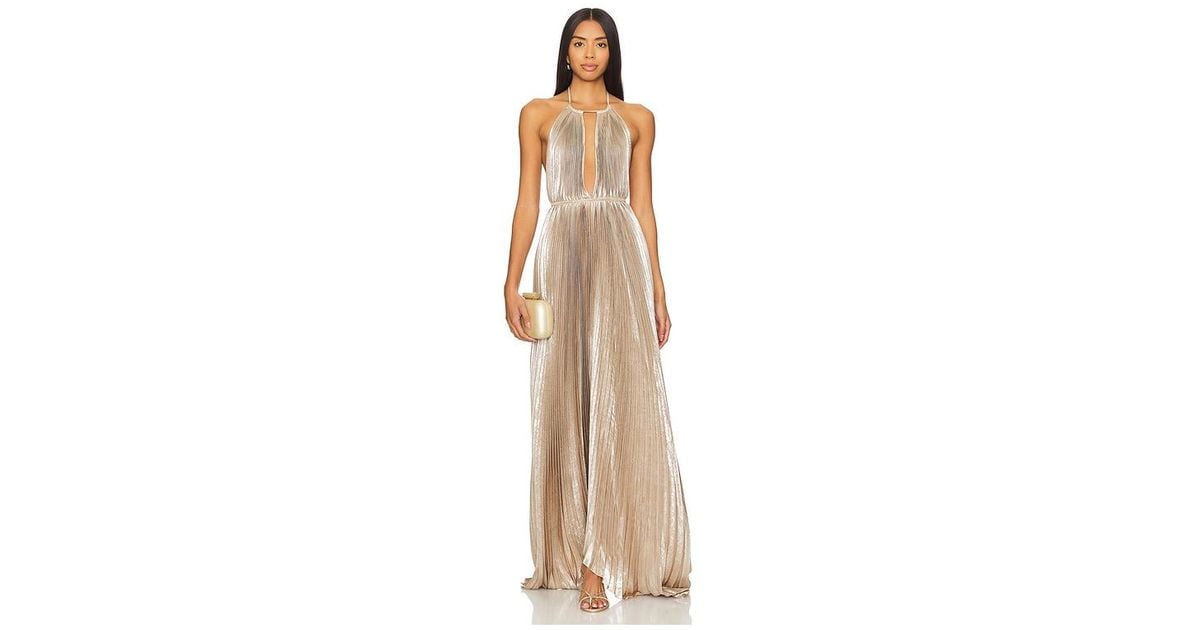 L'idée Boheme Gown in Natural | Lyst