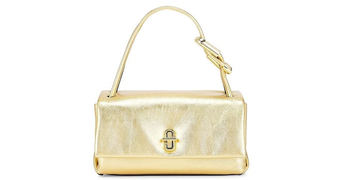 Marc Jacobs The Mini Dual Top Handle Bag in Metallic | Lyst