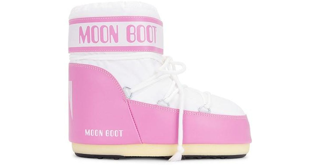 Moon Boot Icon Lowboot in Pink | Lyst