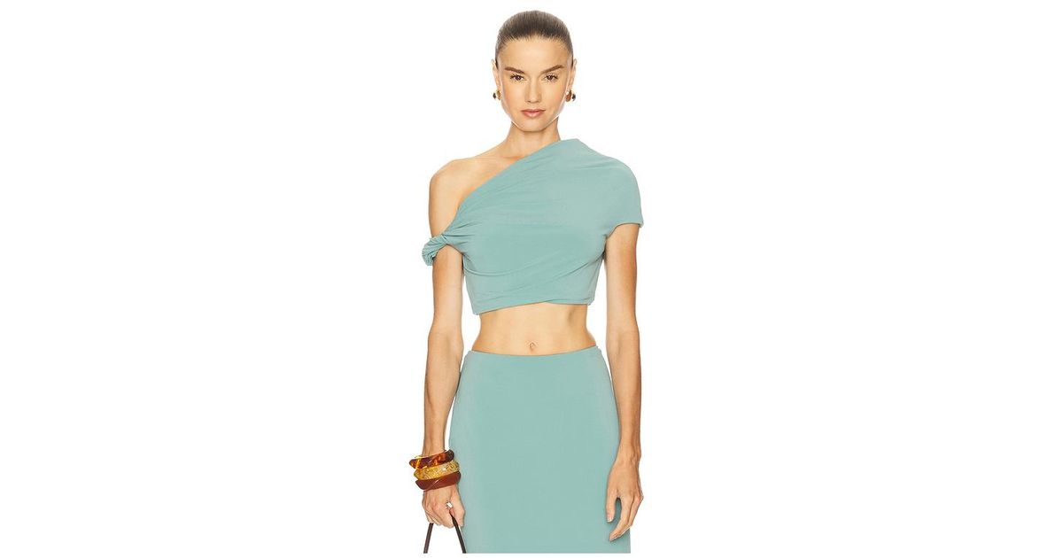 Paris Georgia Basics X Elemental Ida Crop Top in Green | Lyst UK