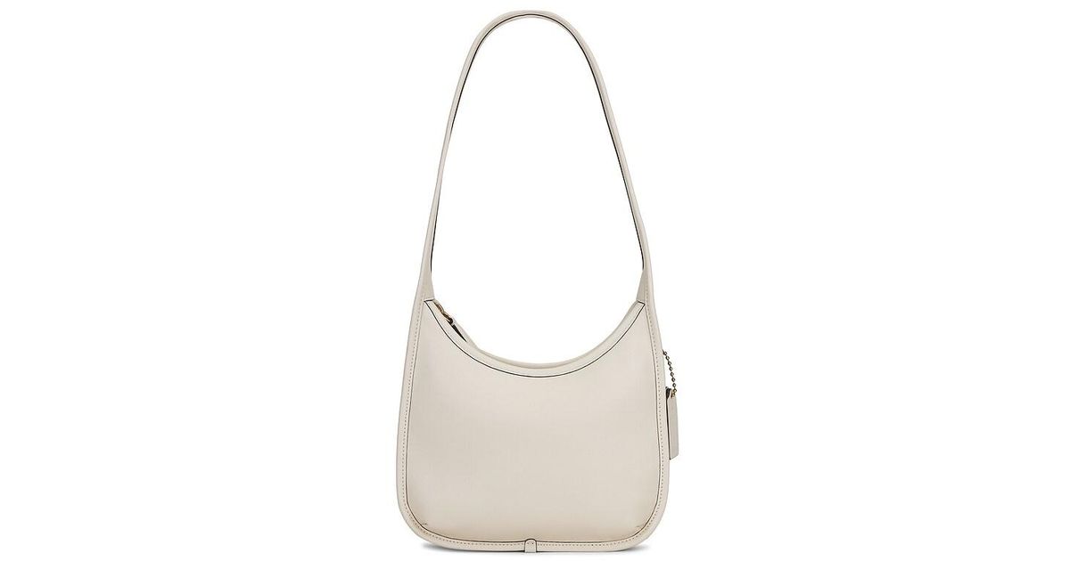 COACH Originals Curve Zip Bag in White | Lyst