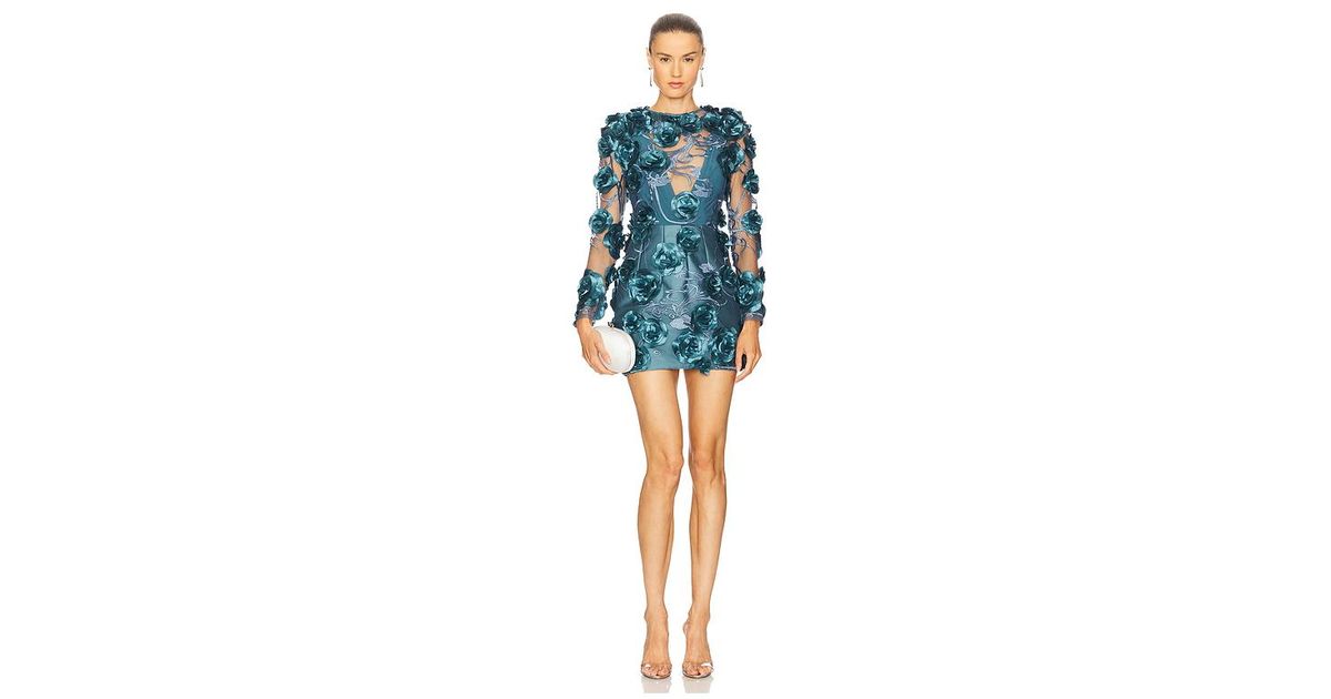 Zhivago Aonia Mini Dress in Blue | Lyst UK