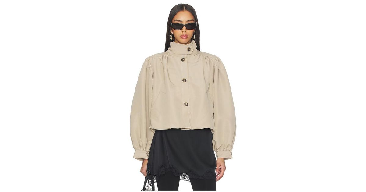 Steve Madden Deedee Jacket in Natural | Lyst UK