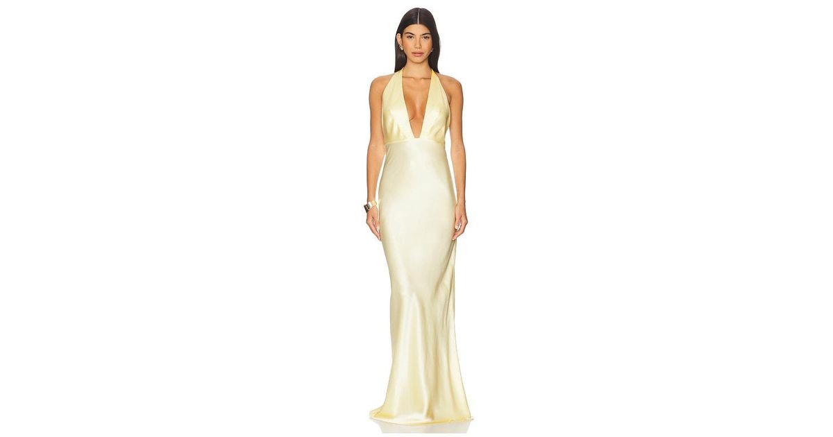 Natalie Rolt Angelica Gown in Metallic | Lyst