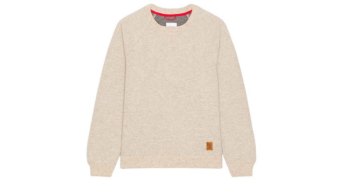 Topo Global Wool Sweater in Natural for Men | Lyst UK