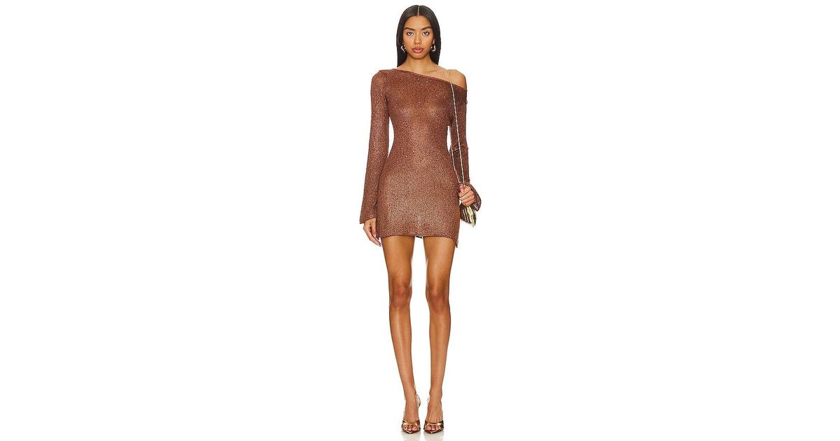 Asta Resort Maya Sleeve Mini Dress | Lyst