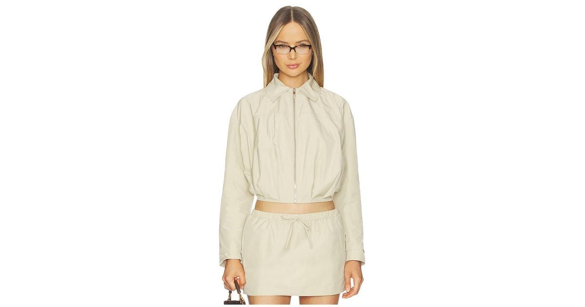 Amanda Uprichard Cyrus Jacket in Natural | Lyst UK