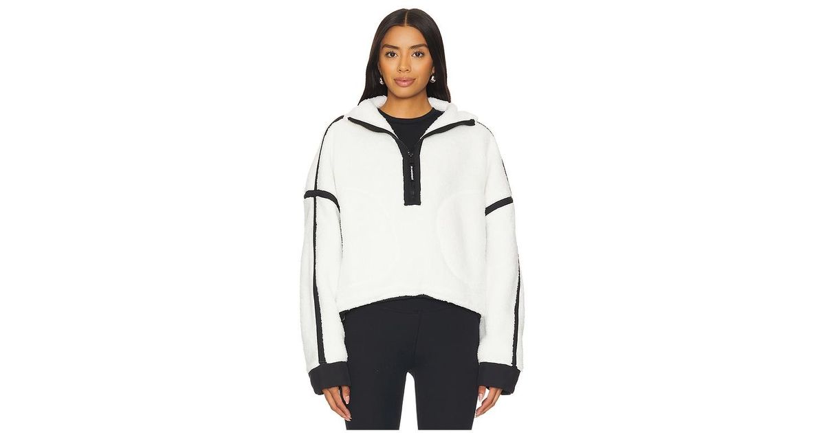 Free People X Fp Movement Mountain High 1/2 Zip in White | Lyst