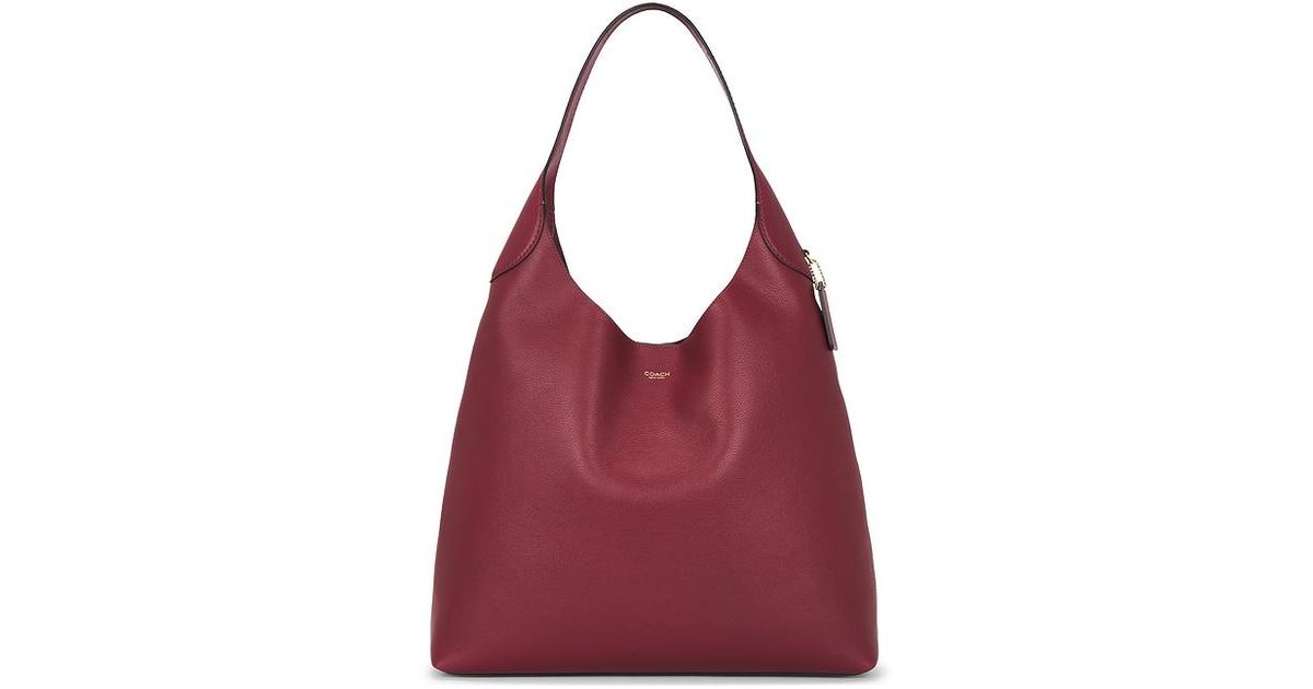 COACH Brooklyn Shoulder Bag 39 in Red | Lyst