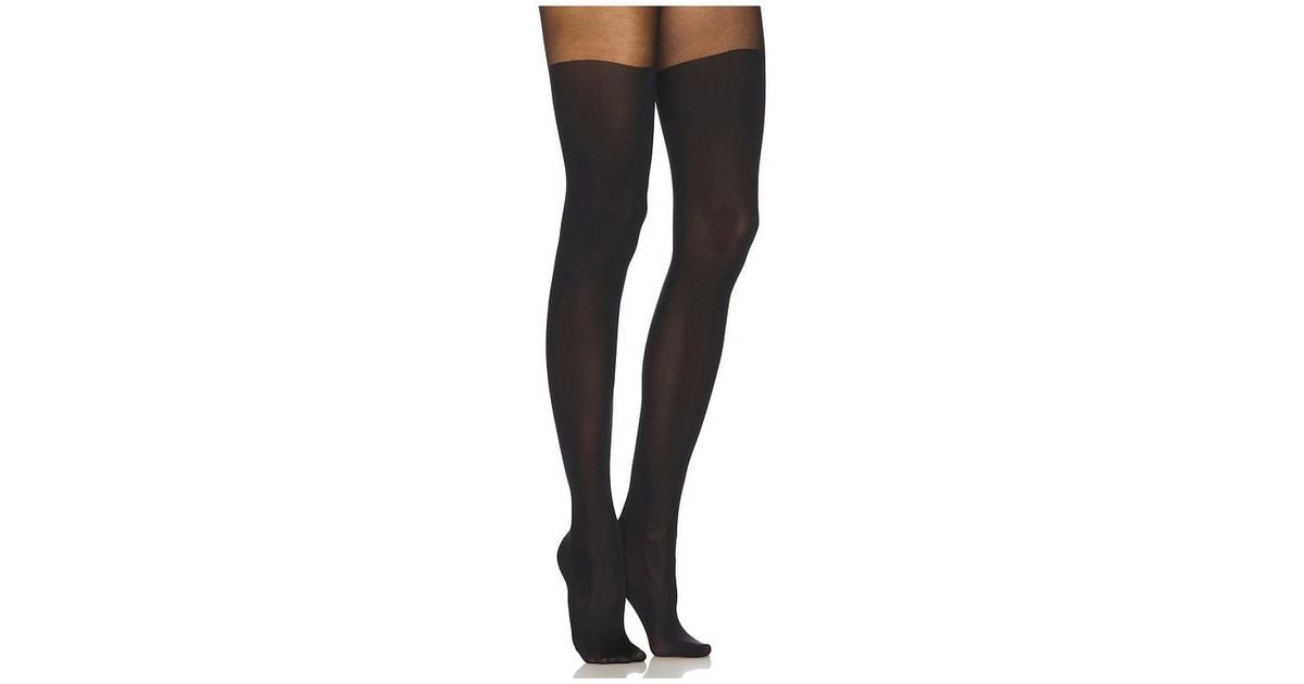 Commando Faux Thigh High Sheer in Black | Lyst