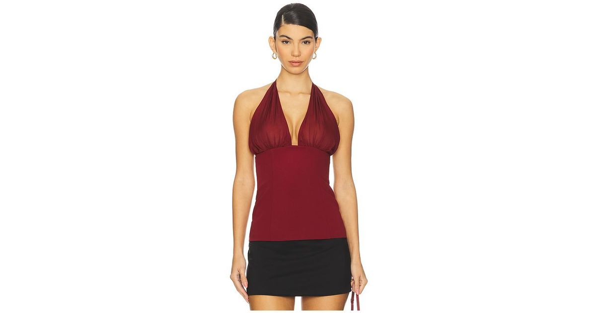 Stone Cold Fox X Revolve Bryce Top in Red | Lyst UK