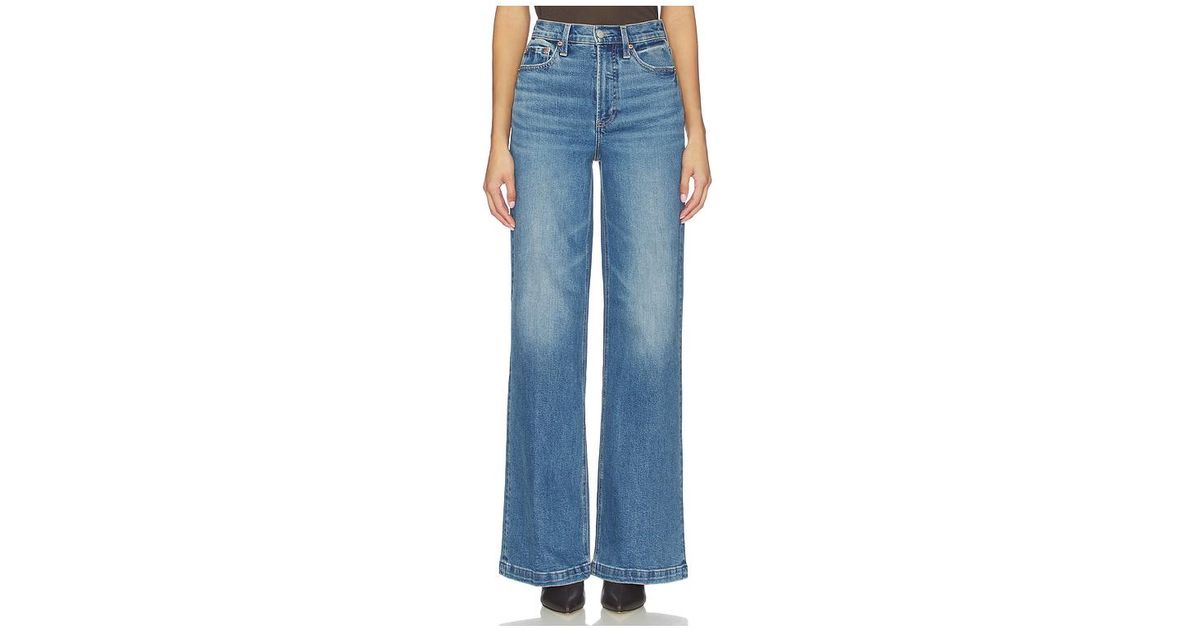 Pistola Lana Petite High Rise Ultra Wide Leg Jeans in Blue | Lyst UK