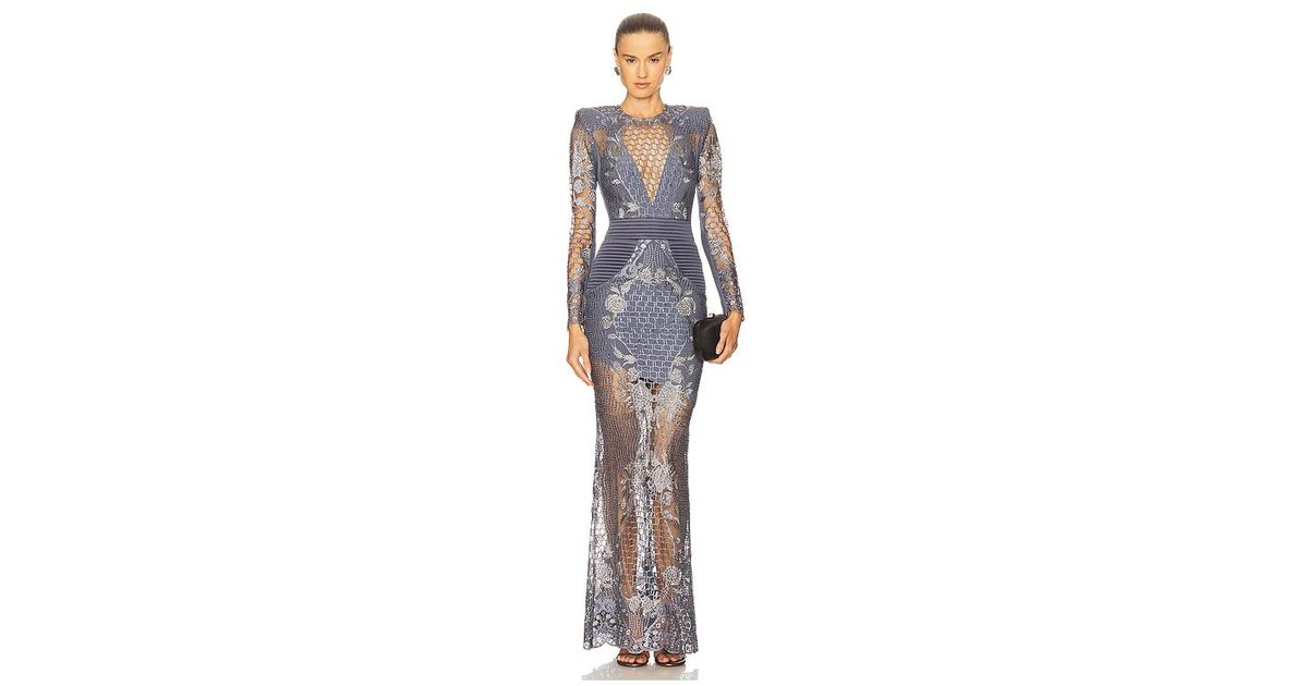 Zhivago Echo Gown in Blue | Lyst UK