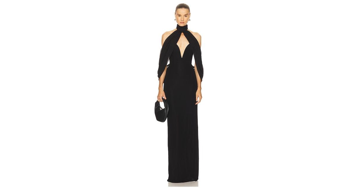 Michael Costello X Revolve Braga Gown in Black | Lyst UK