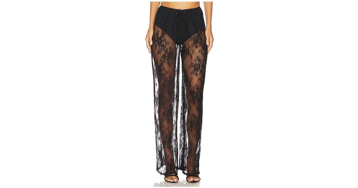 KAT THE LABEL Lottie Pant in Black | Lyst