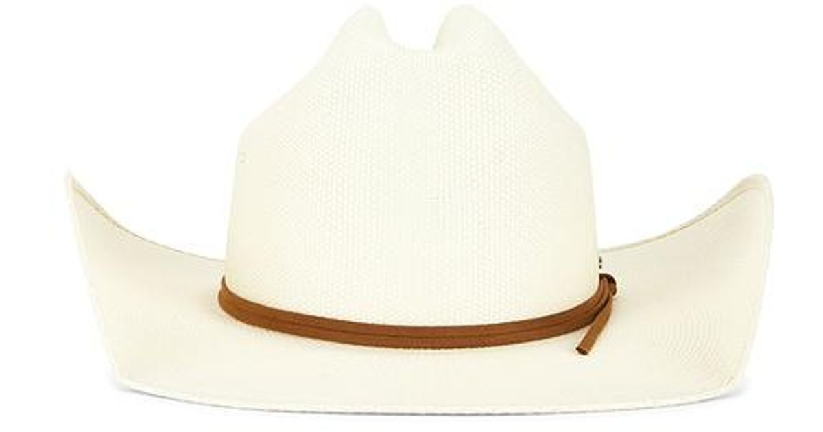 Brixton Laredo Straw Cowboy Hat in White for Men | Lyst