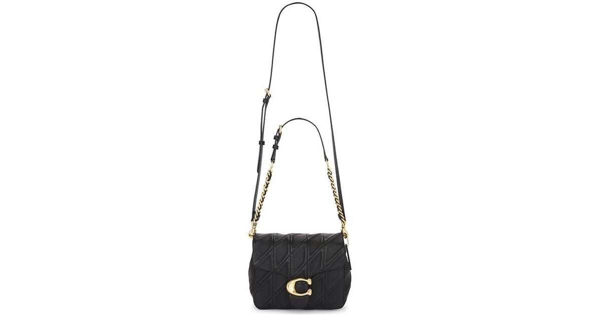 COACH Times Square Tabby Bag in Black | Lyst UK