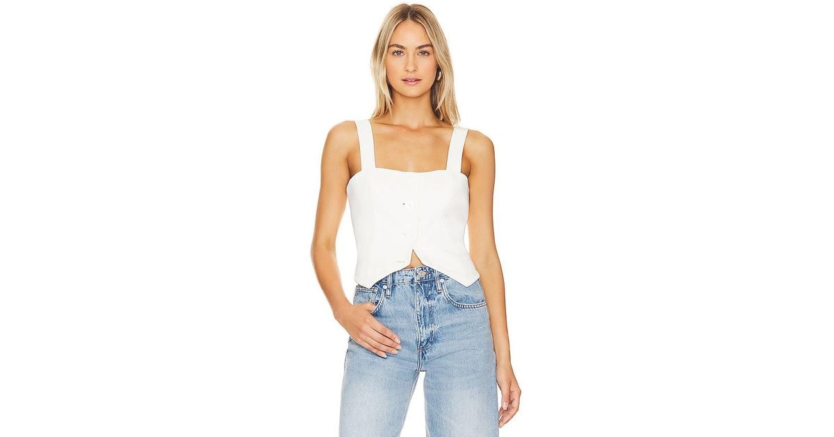 Amanda Uprichard Royston Top in White | Lyst UK