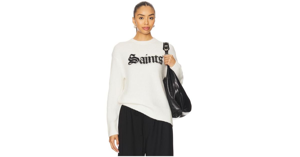 AllSaints Saint Crew in White | Lyst UK