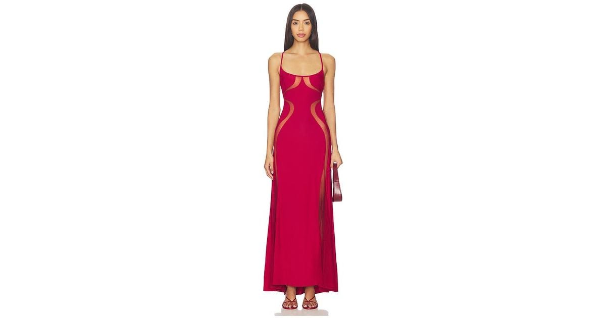 Thistle & Spire Psyche Slip in Red | Lyst UK