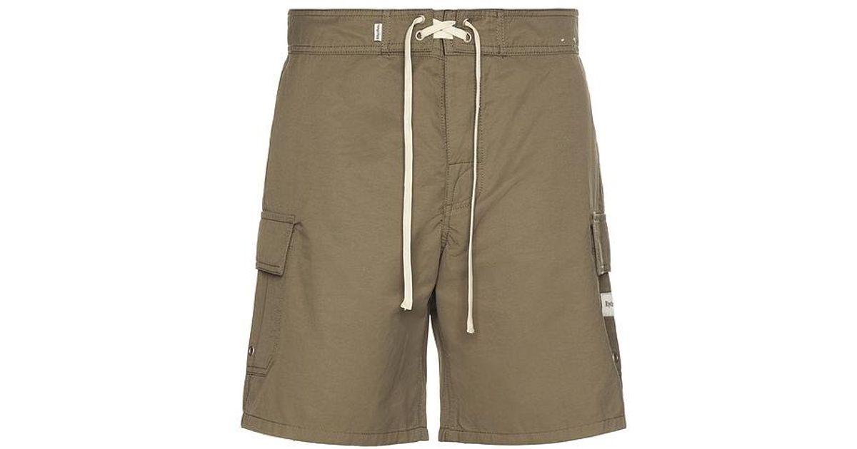 Rhythm Cargo Swim Trunks in Natural for Men | Lyst