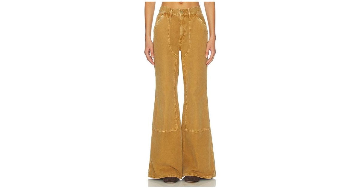 Polo Ralph Lauren Carpenter Flare Pant in Natural | Lyst UK