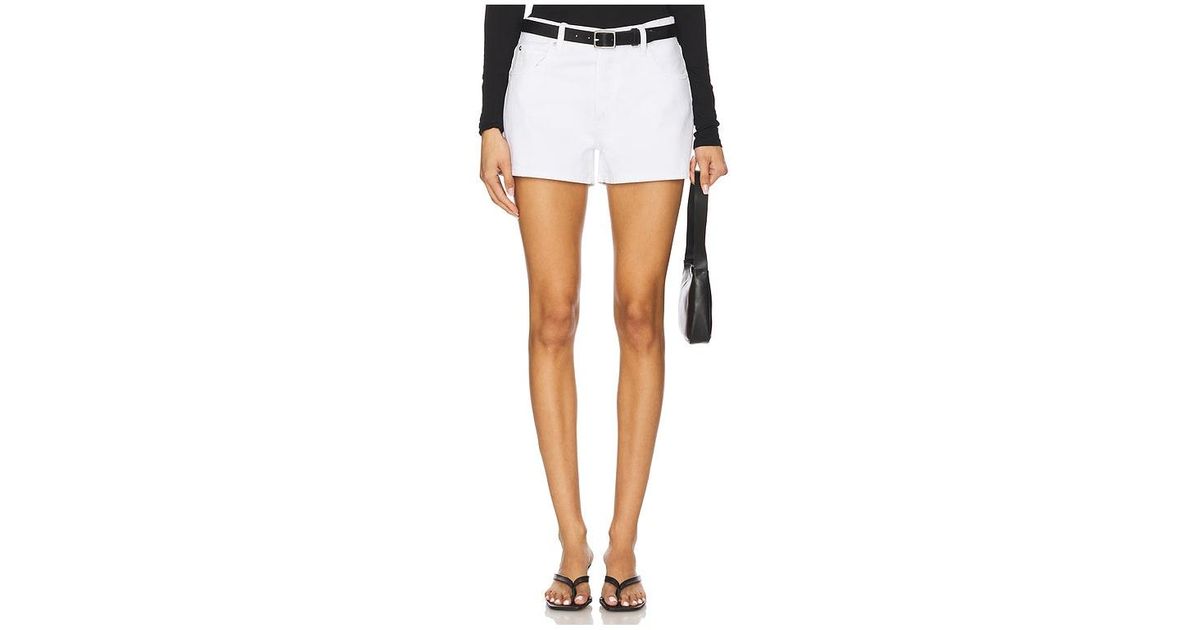 FRAME Hang Short in Black | Lyst