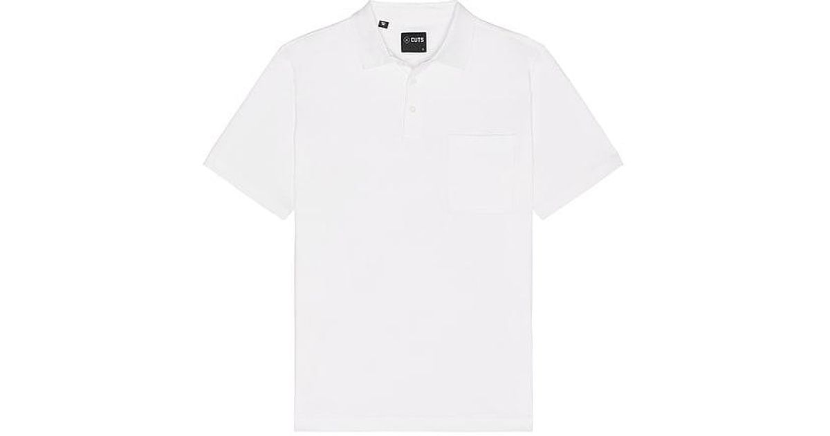 Cuts Interlock Polo in White for Men | Lyst