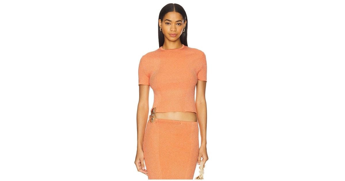 OSIS STUDIO Kelly Top in Orange | Lyst