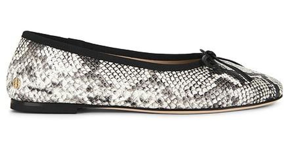 Anine Bing Jamie Flat in White | Lyst