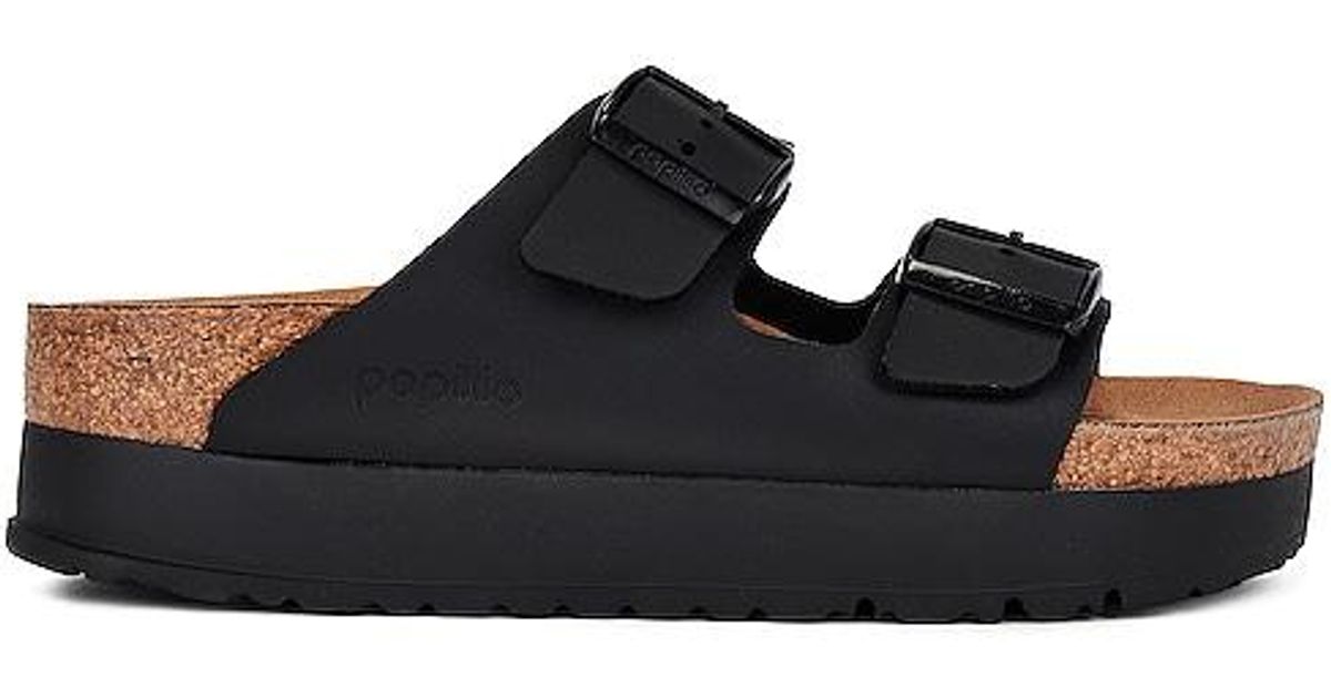 Birkenstock X Papillio Arizona Platform Flex Sandal in Black | Lyst