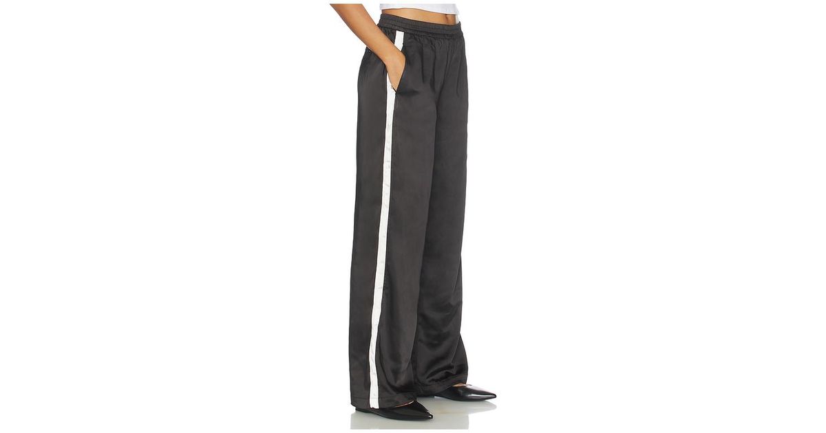 Sanctuary Satin Track Pant in Black | Lyst UK