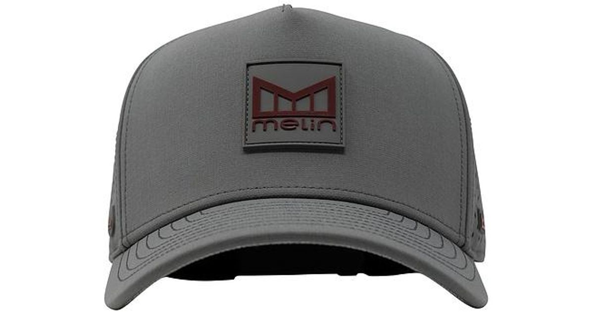 Melin Hydro Odyssey Stacked Hat in Black for Men | Lyst