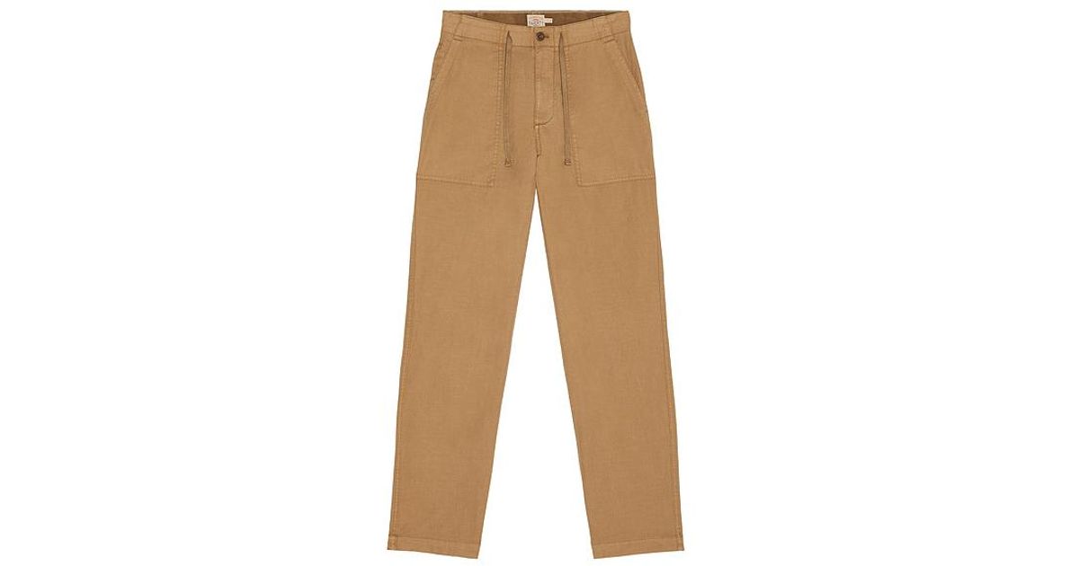 Faherty Dune Utility Pant in Natural for Men | Lyst UK