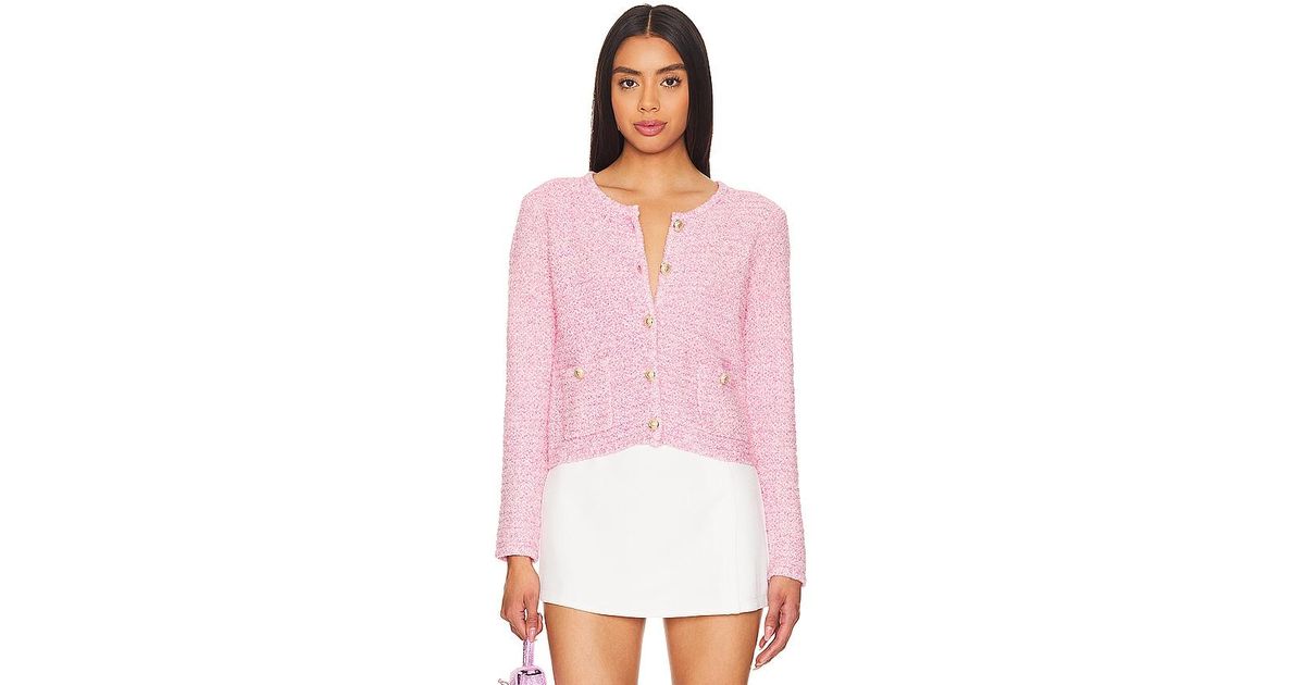 Generation Love Diana Cardigan in Pink | Lyst