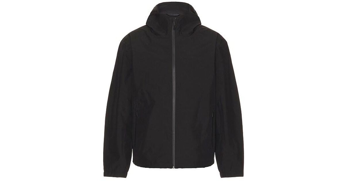 Calvin Klein Unlined Softshell Hooded Jacket in Black for Men | Lyst UK