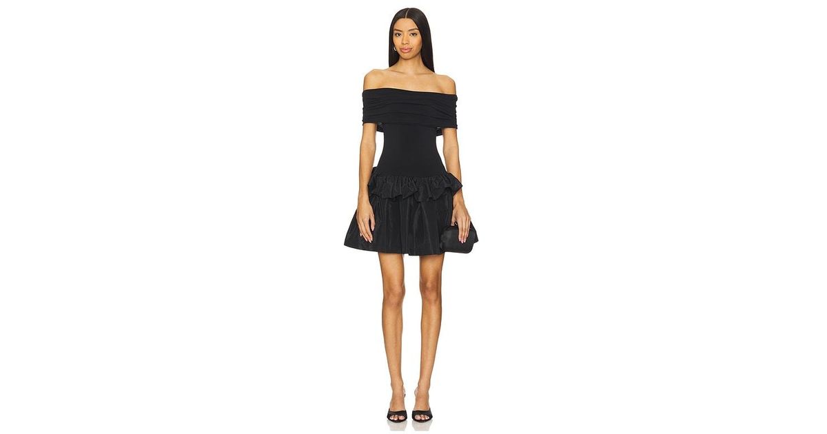 Anna October Lourdes Mini Dress in Black | Lyst
