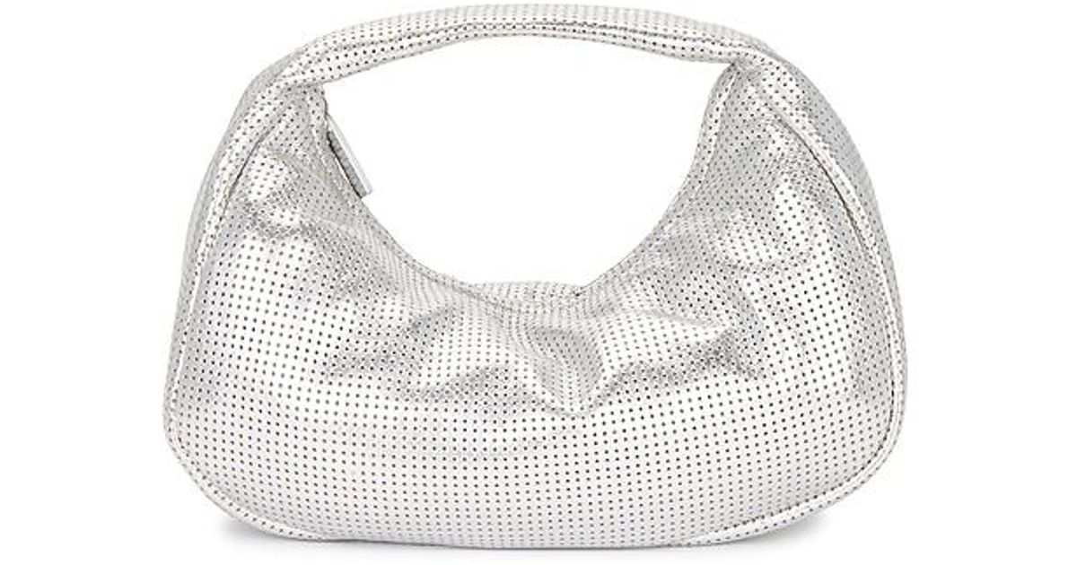 St. Agni Perforated Mini Bon Bon Bag in White | Lyst UK