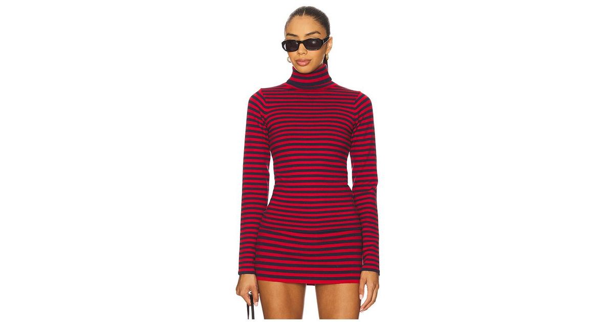 Frankie's Bikinis Milo Cloud Knit Sweater in Red | Lyst