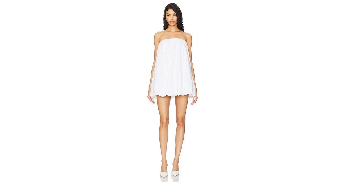 Show Me Your Mumu Beverly Bubble Dress in White | Lyst