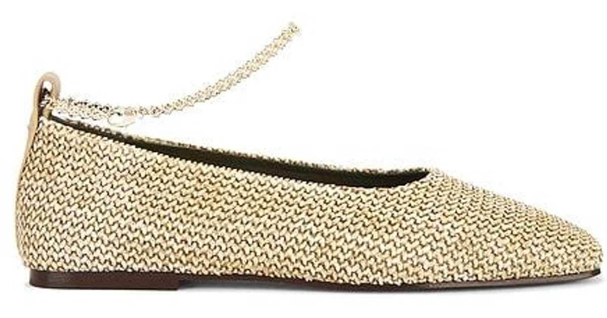 MARIA LUCA Augusta Ballet Flat in White | Lyst
