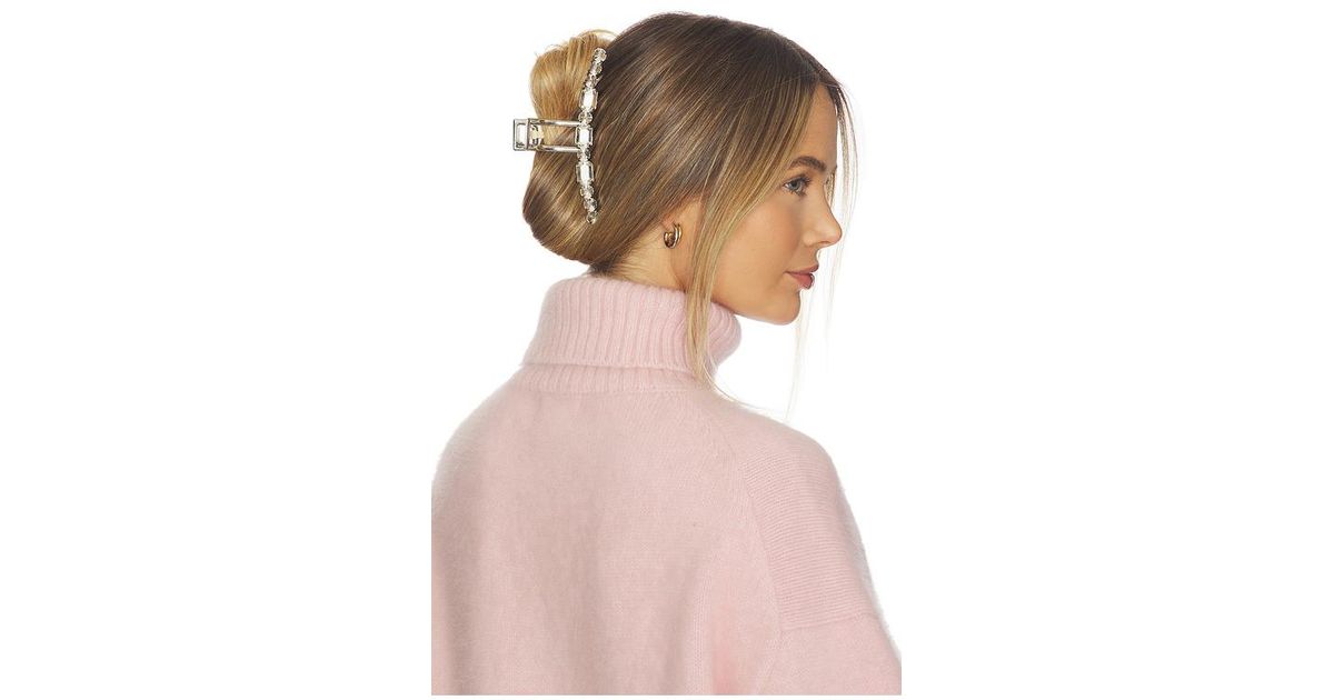 Jennifer Behr Justine Jaw Clip in Pink | Lyst UK