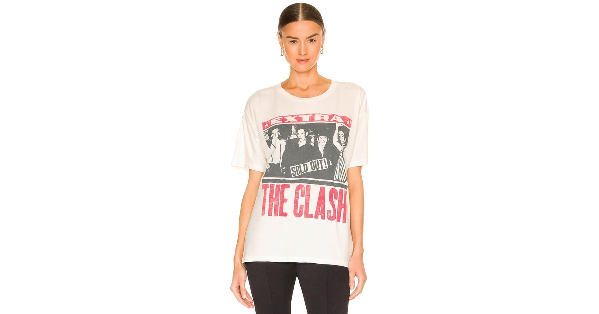 Daydreamer The Clash Merch Tee in White | Lyst