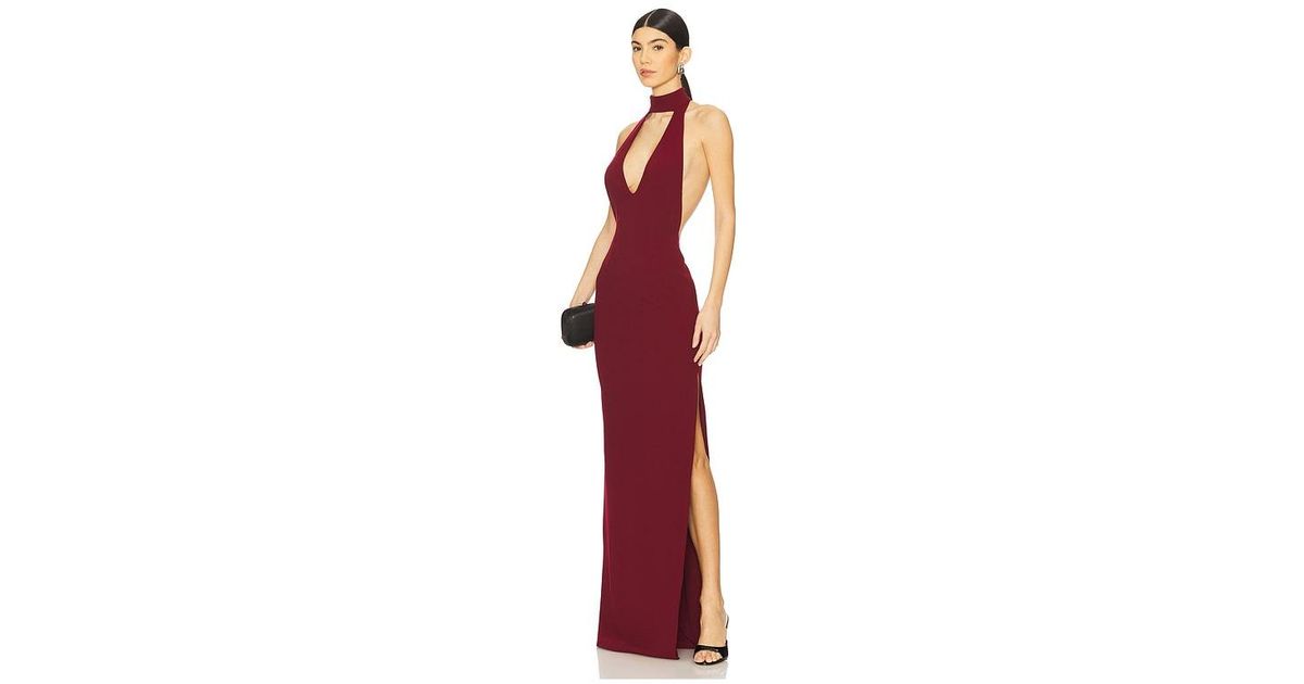 Khanums Halter Dress in Red | Lyst